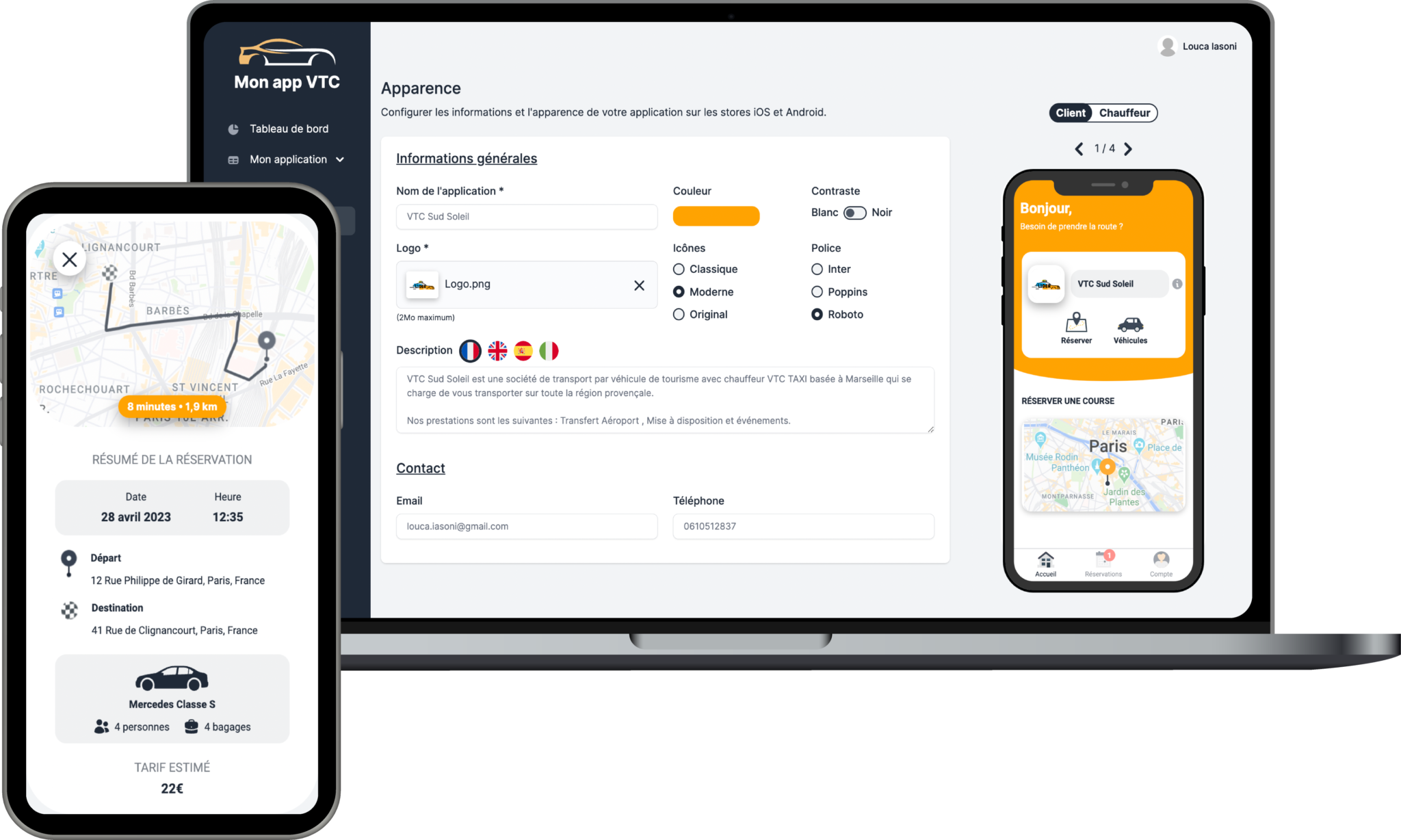 Créez votre application mobile VTC sur mesure - Mon app VTC